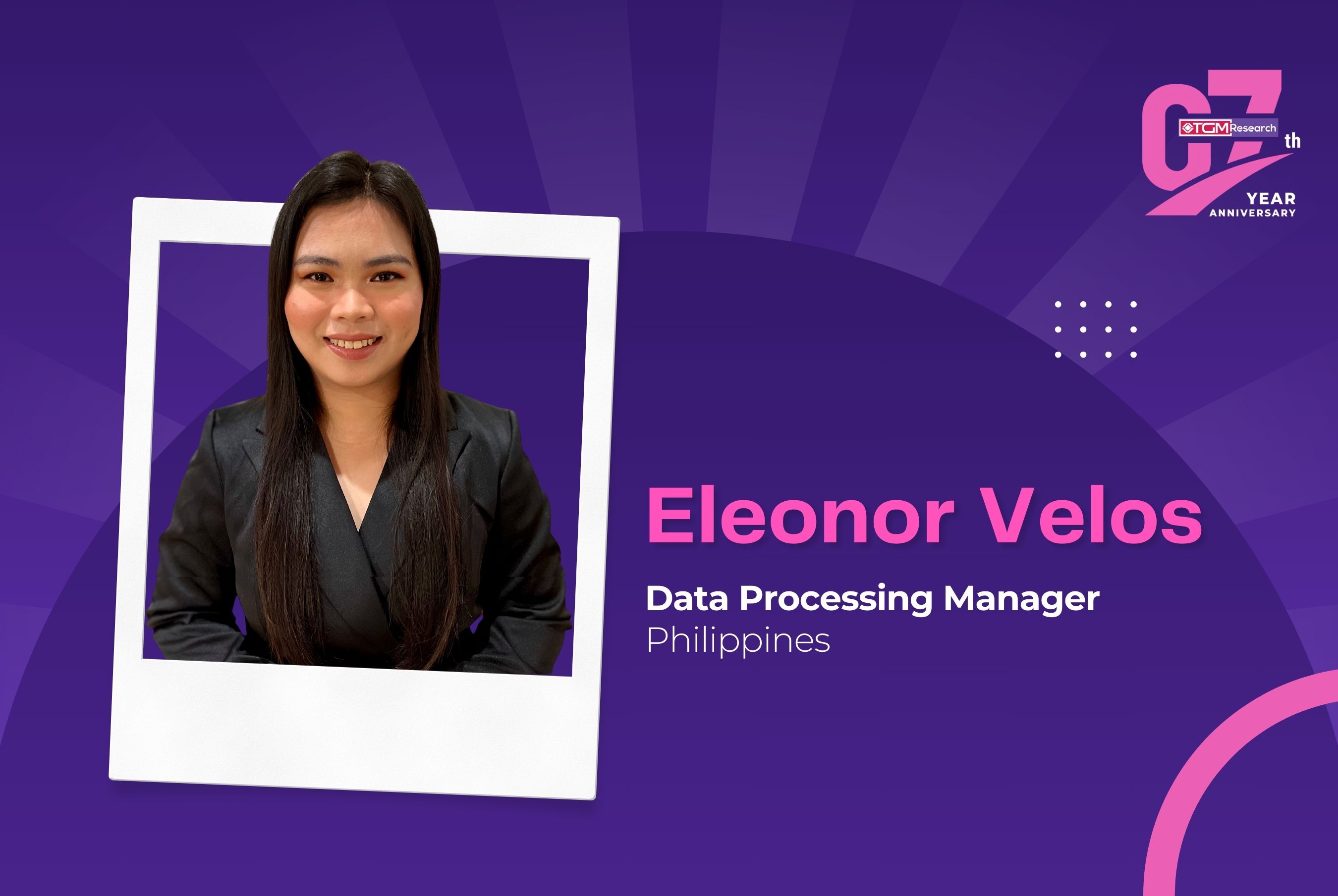 TGMstories | Eleonor Velos - Data Processing Manager
