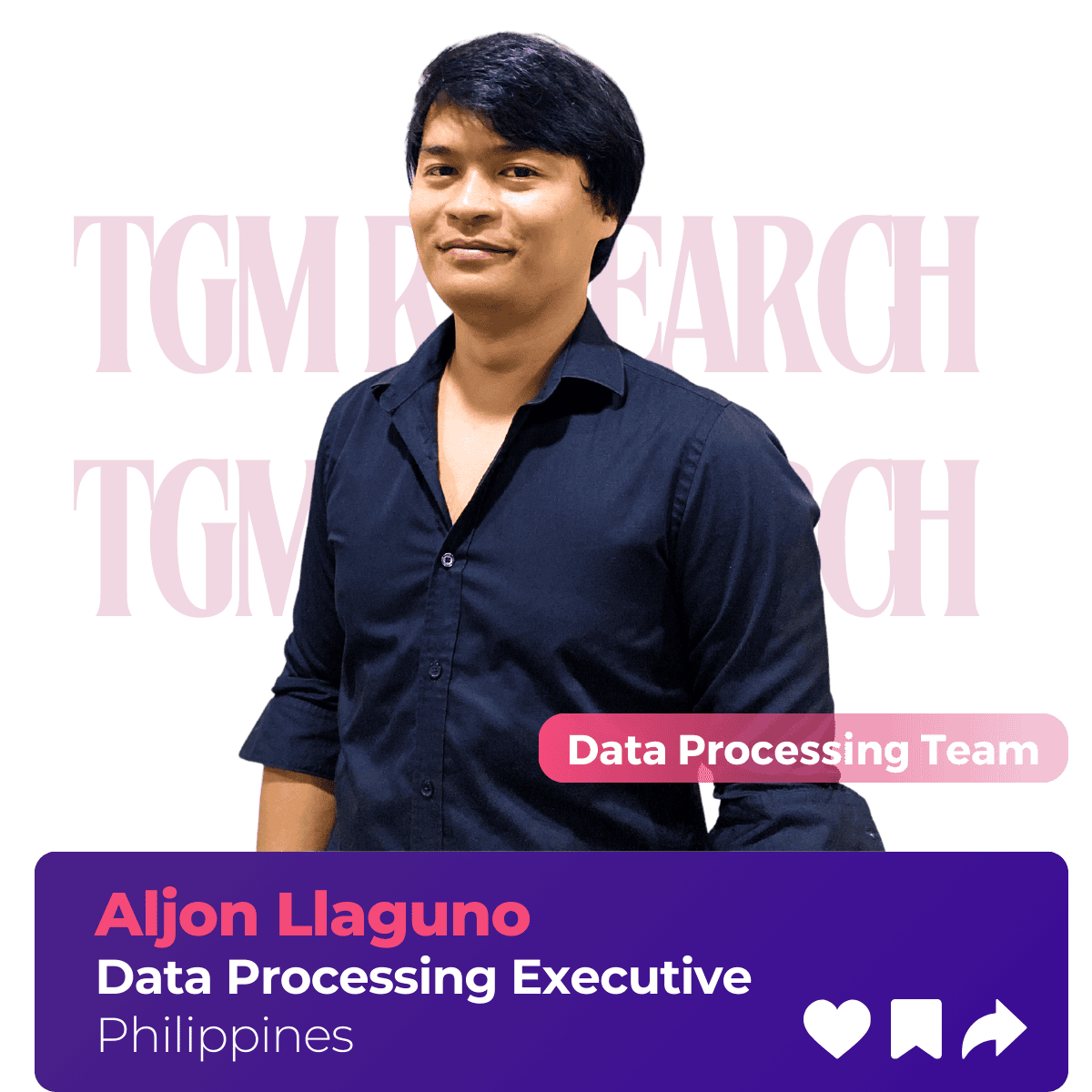 TGMstories | Aljon Llaguno - Data Processing Executive