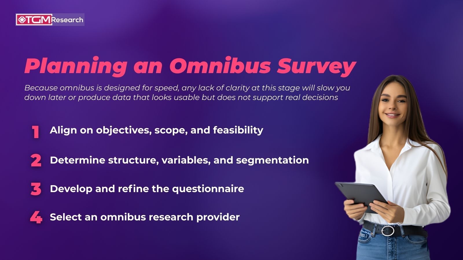 How to Run an Omnibus Survey: Practical Step-by-Step Guidelines